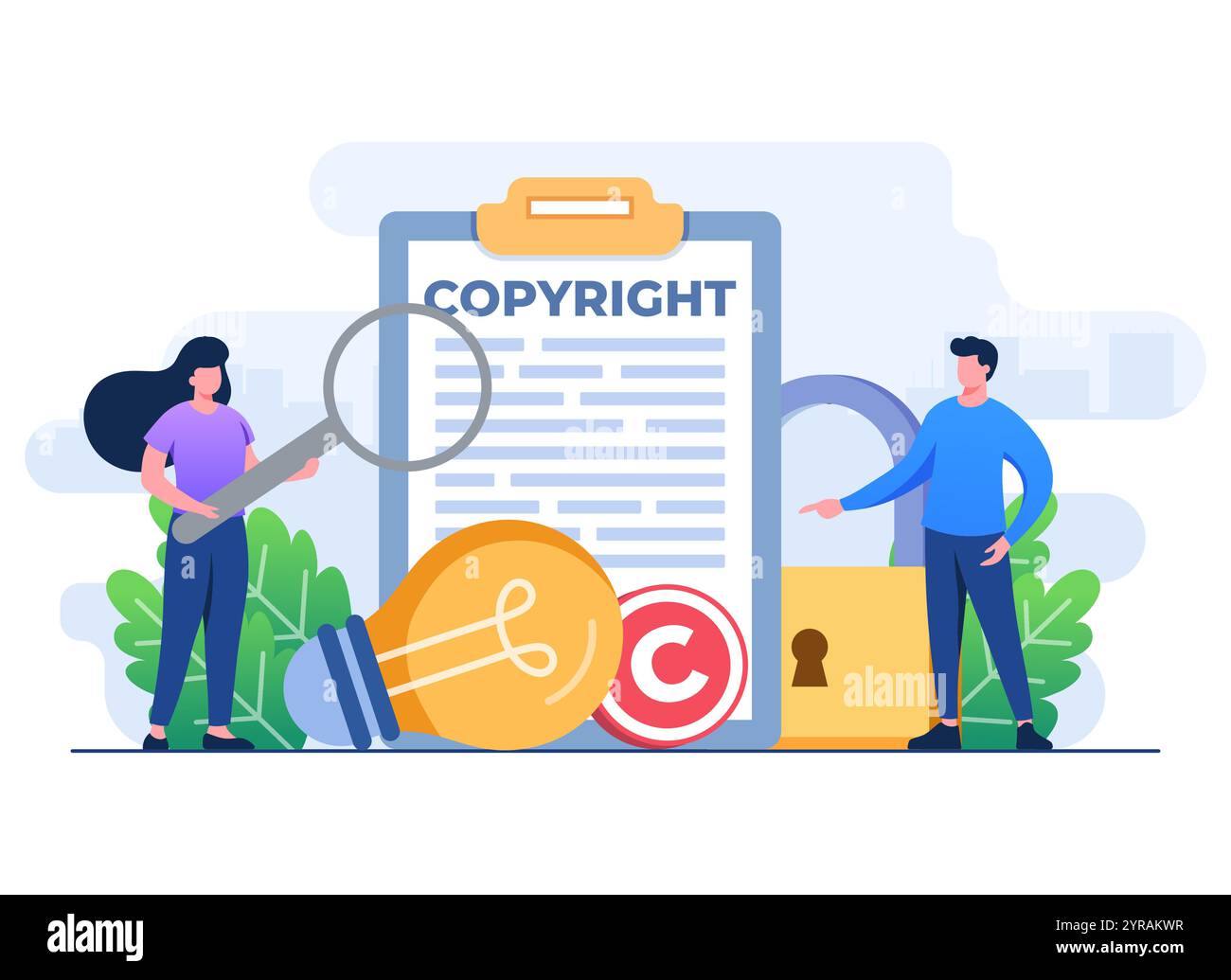 Licensing and trademark rights Stock Vector Images - Alamy