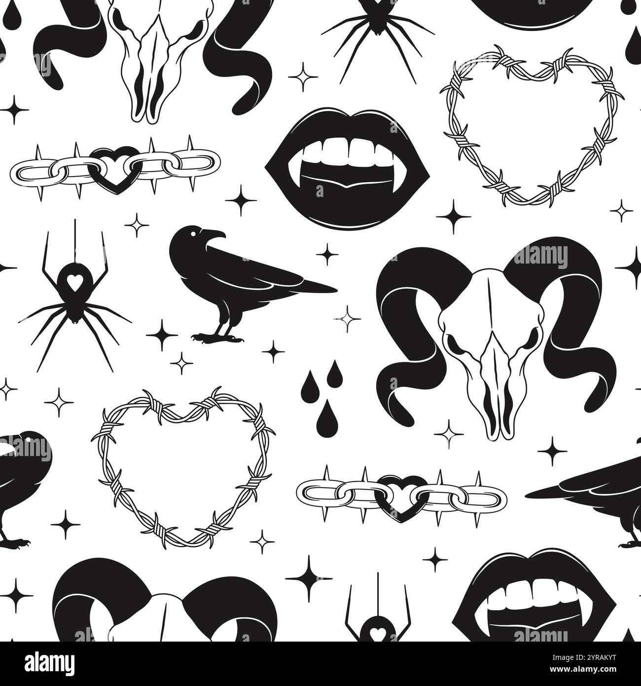 Vampire Lips Tatto