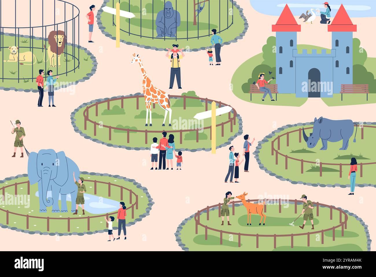 Outdoor enclosures Stock Vector Images - Alamy