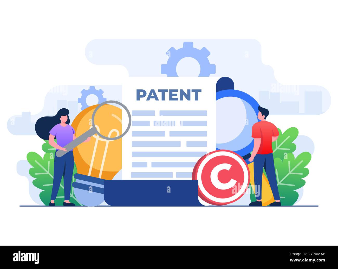 Patented banner hi-res stock photography and images - Alamy