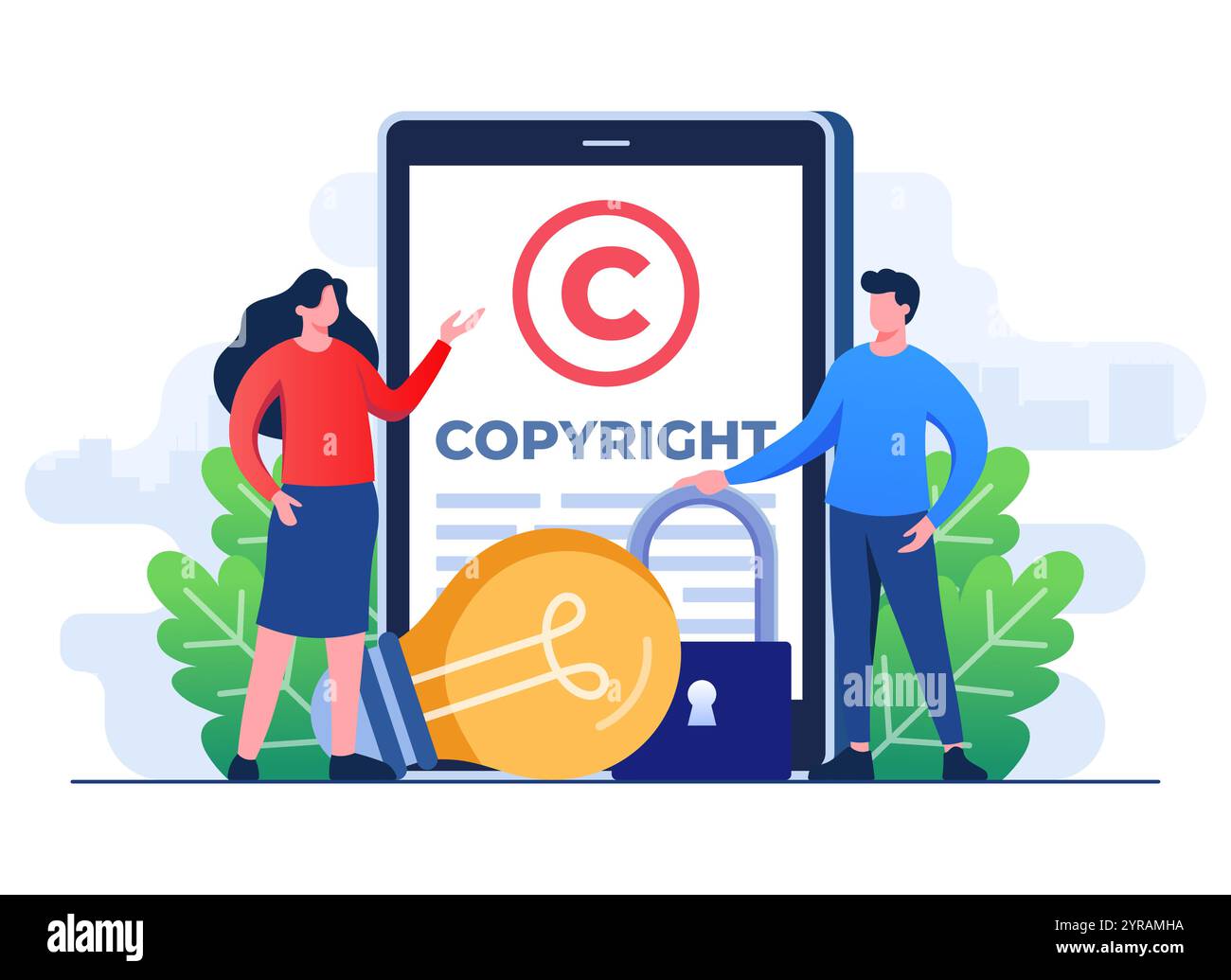 Digital ownership rights Stock Vector Images - Alamy