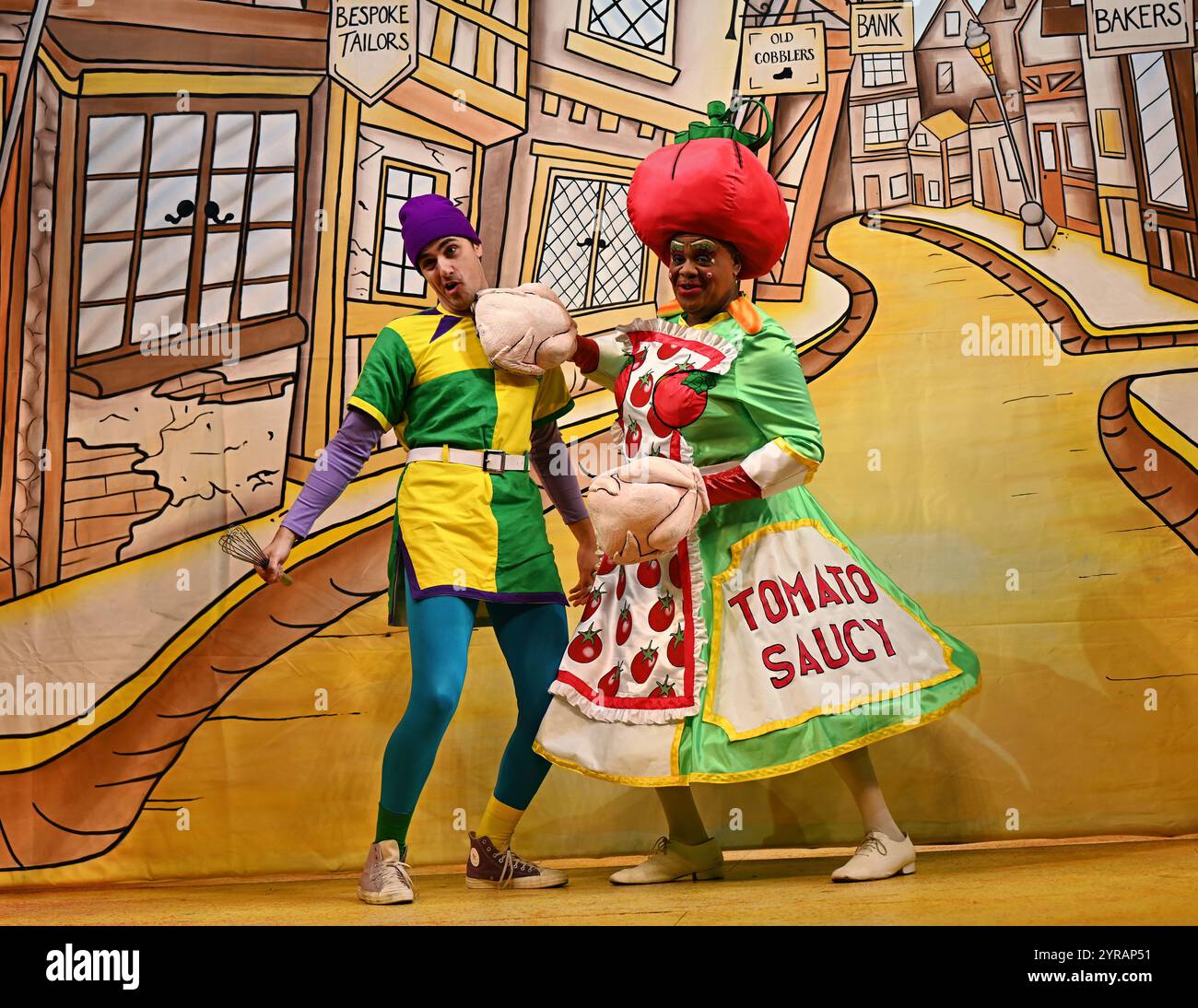 LONDON, UK. 3rd Dec, 2024. Max Mirza as ‘Idle Jack' and Clive Rowe as ...