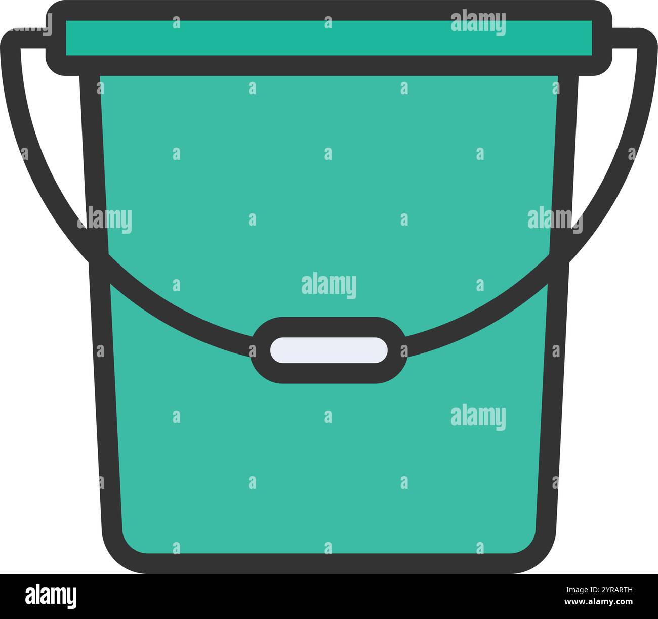 Bucket icon vector image. Suitable for mobile application web ...