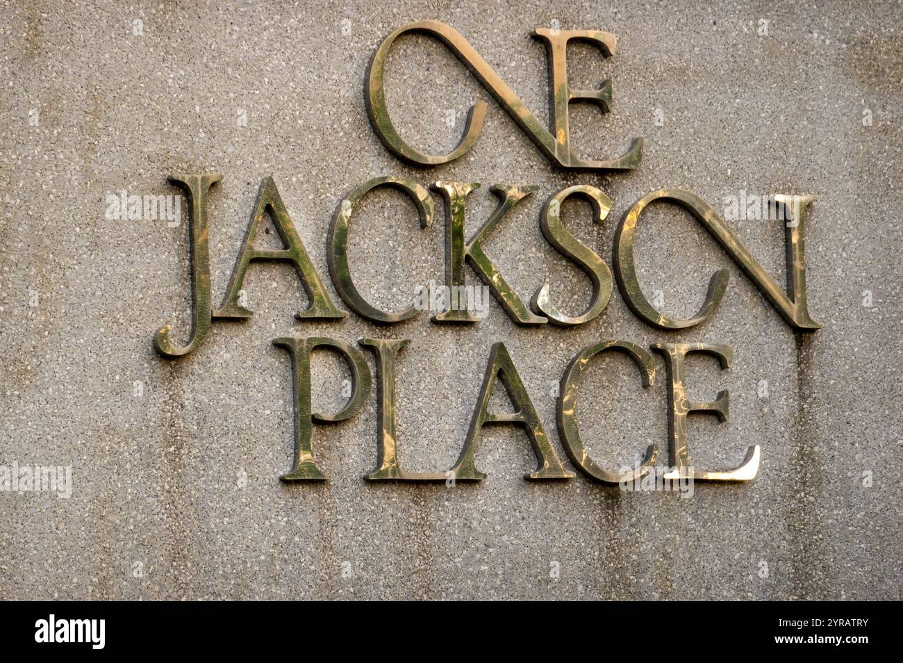 one Jackson place office building in downtown Jackson Mississippi Stock ...