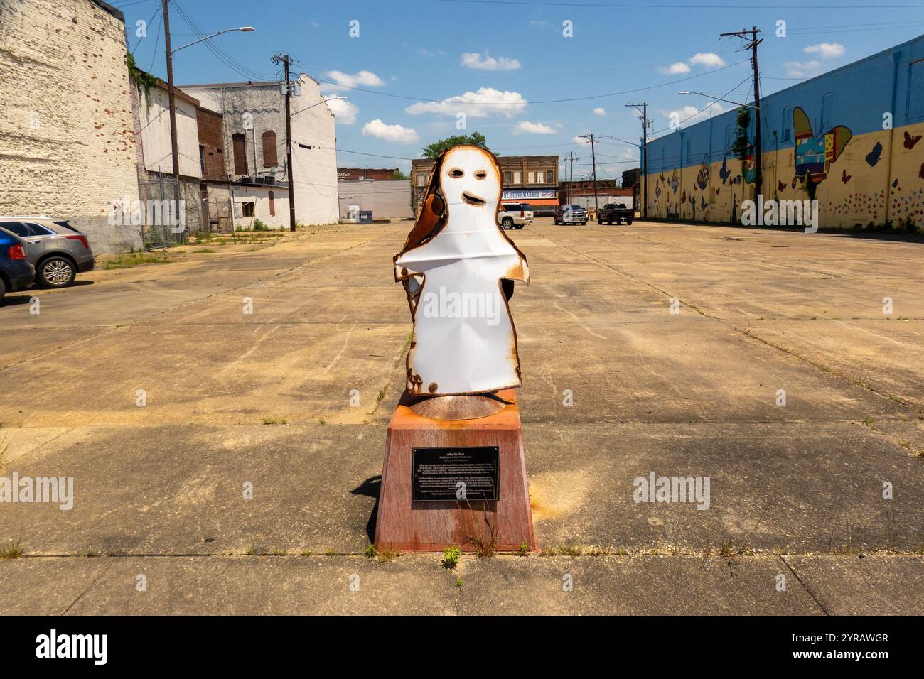 Jeffrey the Ghost metal sculpture by Charlie Tinman Lucas from the book ...