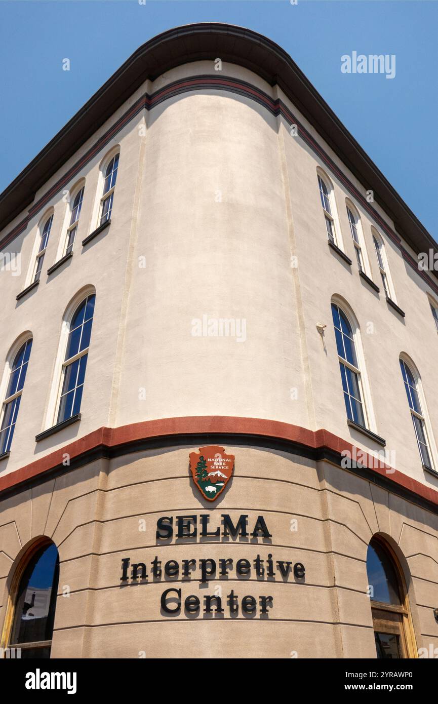 Selma interpretive center downtown center sign logo front entrance ...
