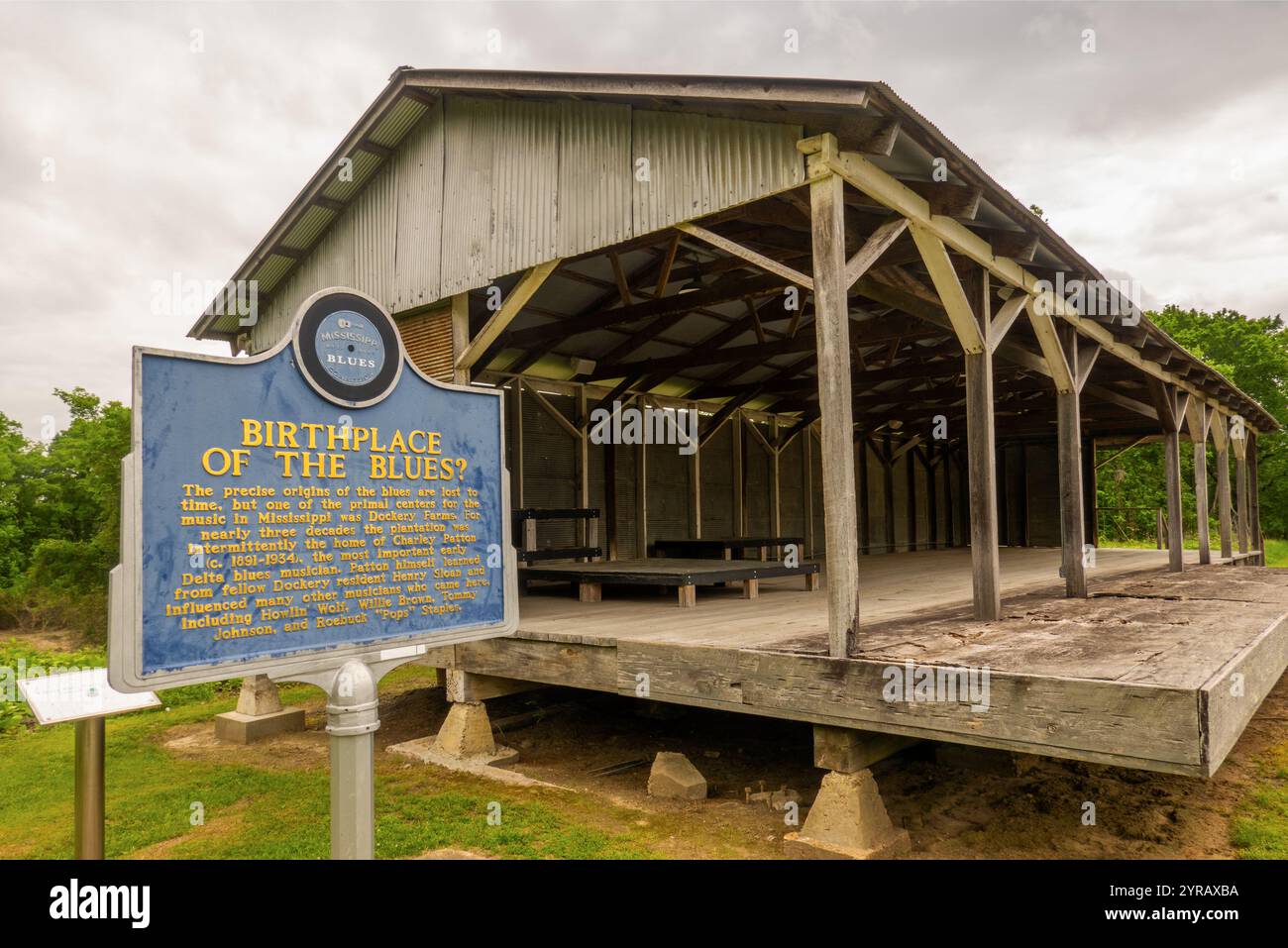 Dockery Plantation where the Delta Blues music was born in Dockery ...