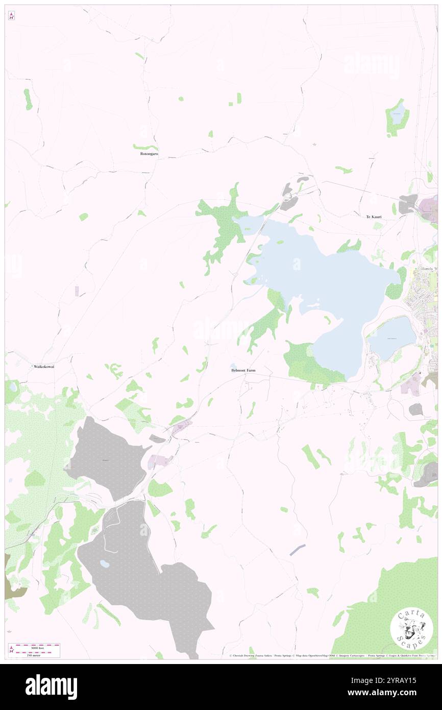 Awaroa Stream, , NZ, New Zealand, , S 37 34' 0'', N 175 5' 59'', map ...