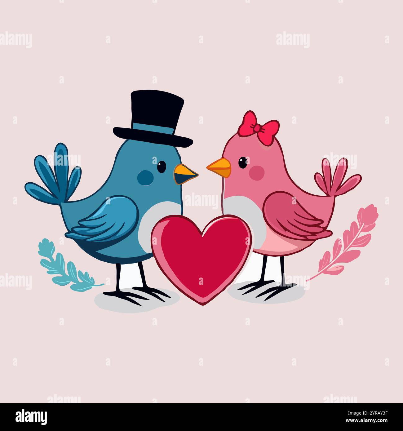 Bird harmony Stock Vector Images - Alamy
