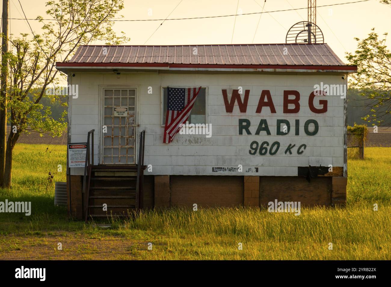 WABG radio station building broadcasting Delta blues and classic rock ...