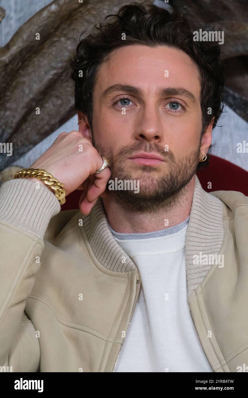 Aaron Taylor-Johnson presents in Madrid the movie 'Kraven the hunter ...