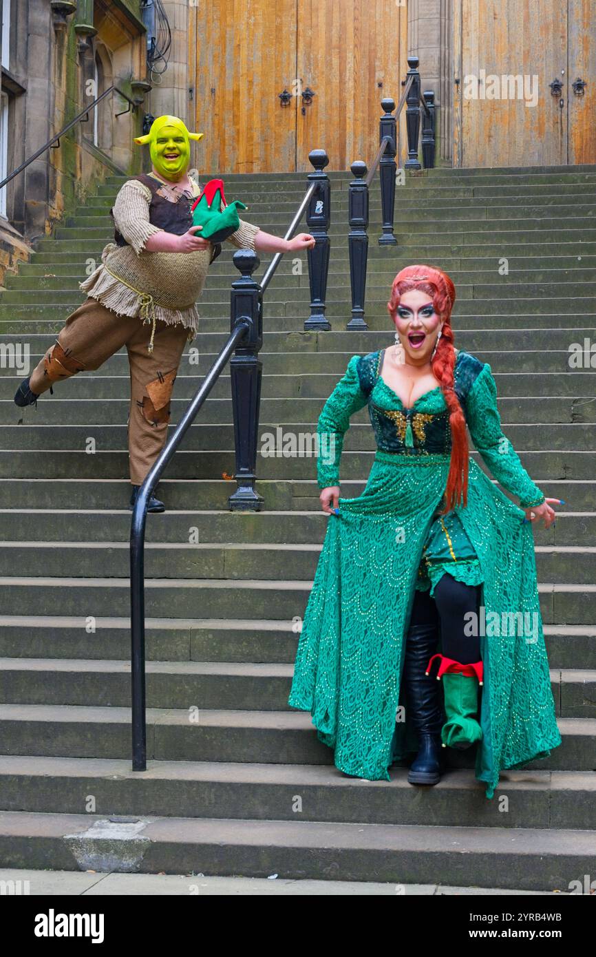 Edinburgh, Scotland, Tuesday, 3rd December 2024. Shrek,Trigger Happy ...