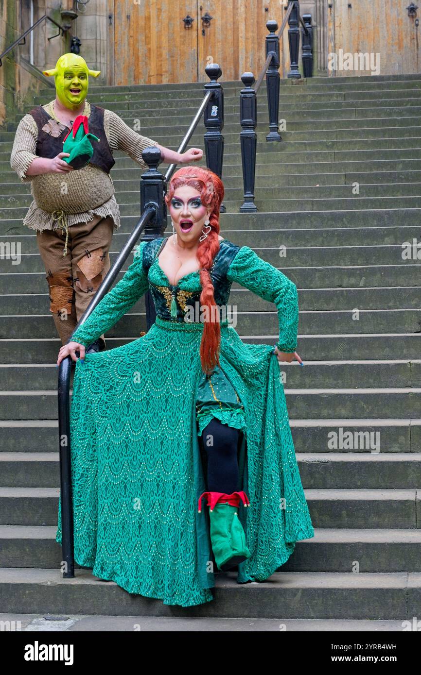 Edinburgh, Scotland, Tuesday, 3rd December 2024. Shrek,Trigger Happy ...