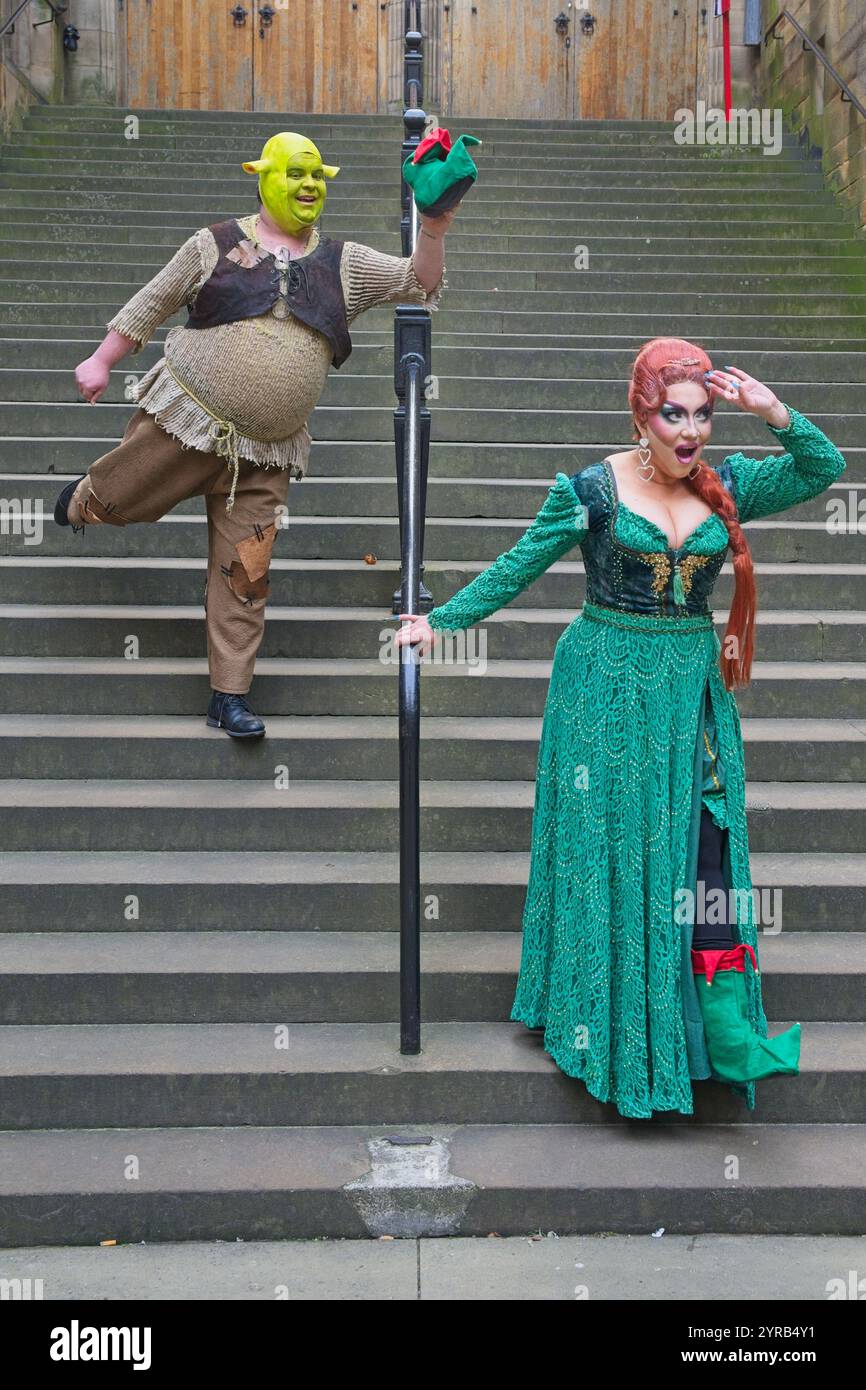 Edinburgh, Scotland, Tuesday, 3rd December 2024. Shrek,Trigger Happy ...