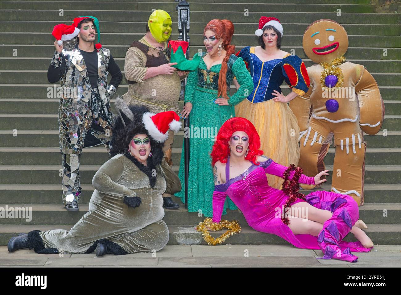 Edinburgh, Scotland, Tuesday, 3rd December 2024. The Cast of ...