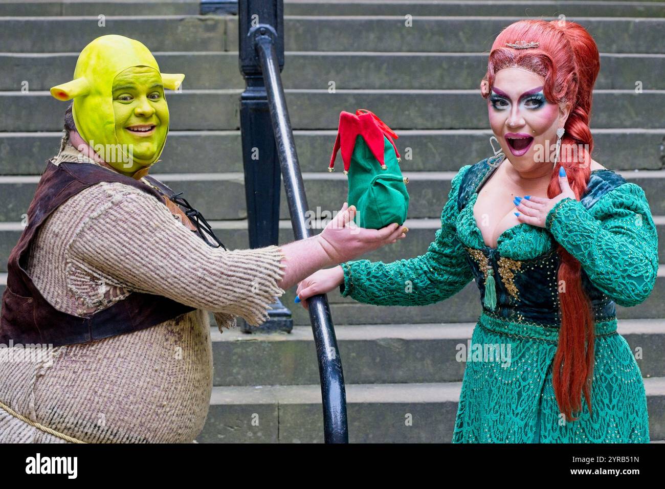 Edinburgh, Scotland, Tuesday, 3rd December 2024. Shrek,Trigger Happy ...