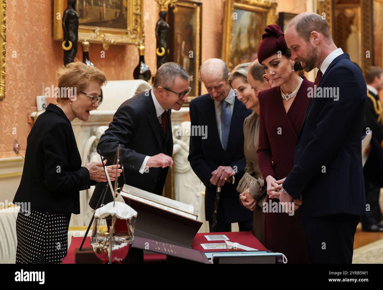 The Duke of Kent, the Duke and Duchess and Edinburgh and the Prince and ...