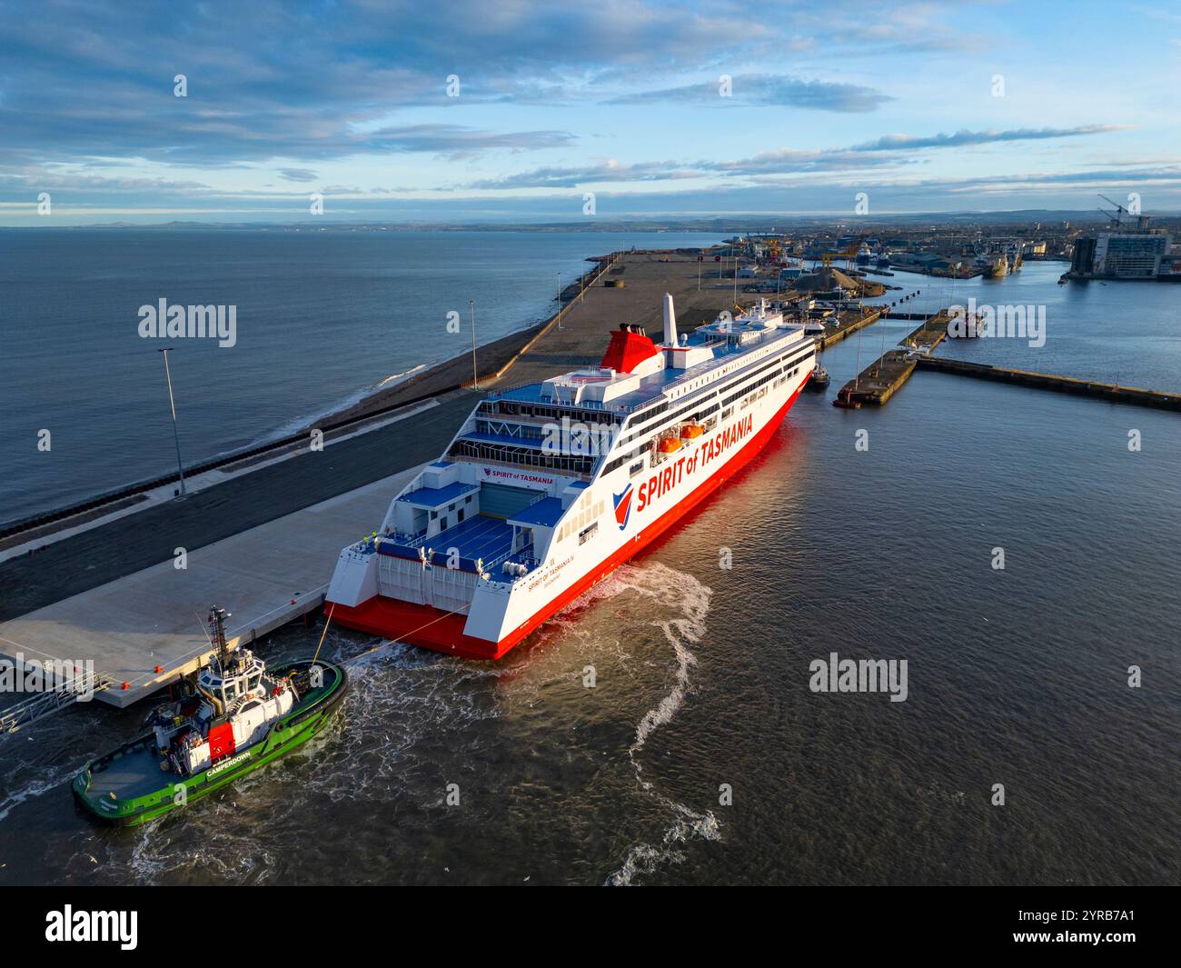 Leith, Edinburgh, Scotland, UK. 3rd December, 2024. The newly built ...