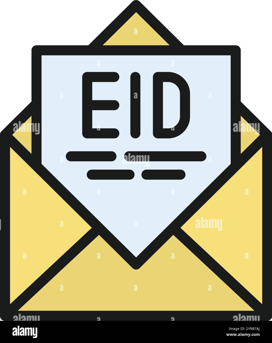 Eid Mubarak icon vector image. Suitable for mobile application web ...