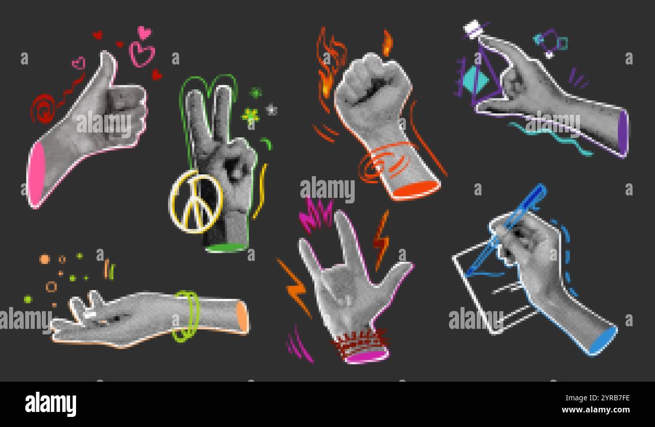 Hads Stock Vector Images - Alamy