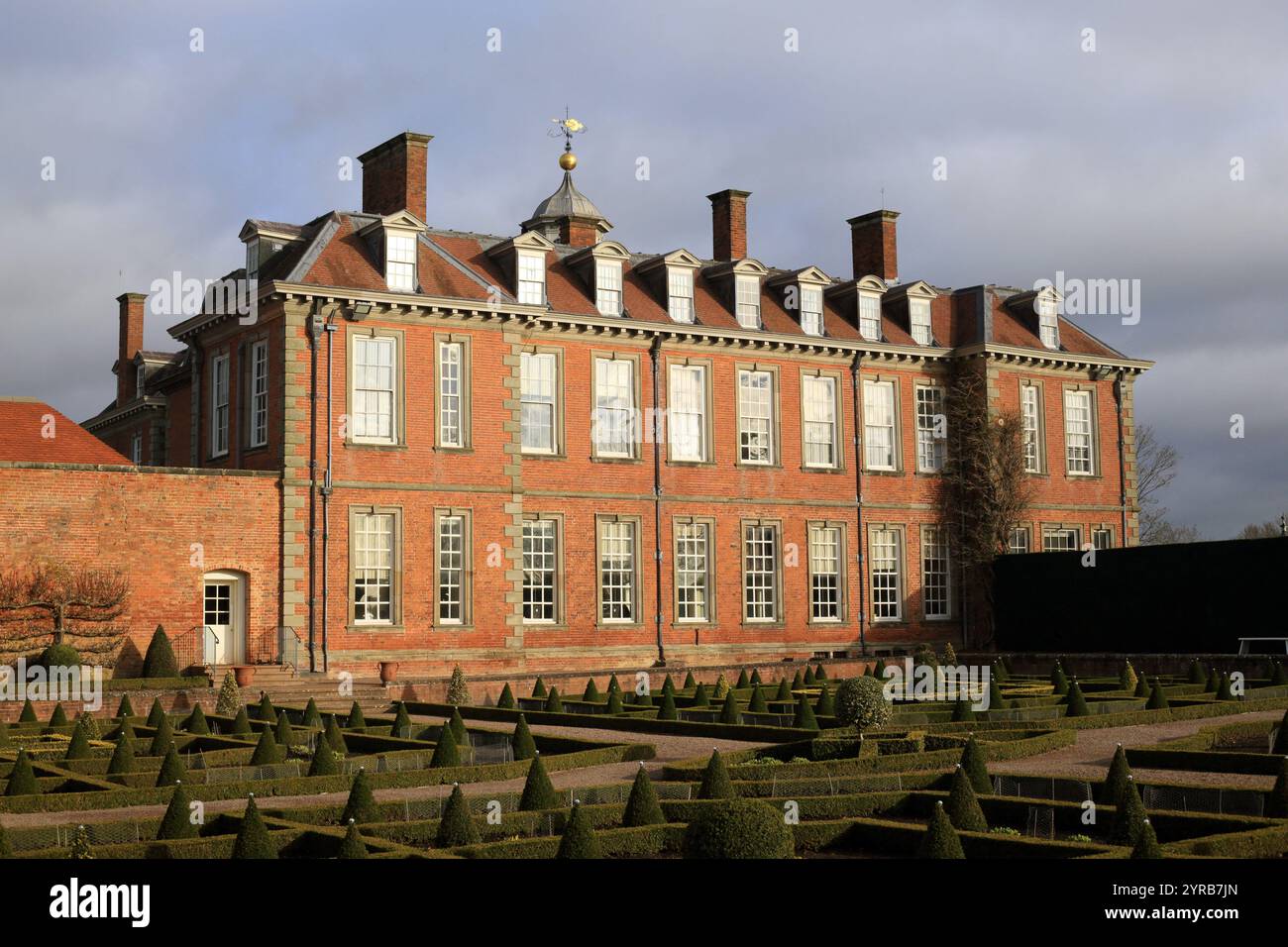 Hanbury hall, Hanbury, Droitwich Spa, Worcestershire, UK Stock Photo ...