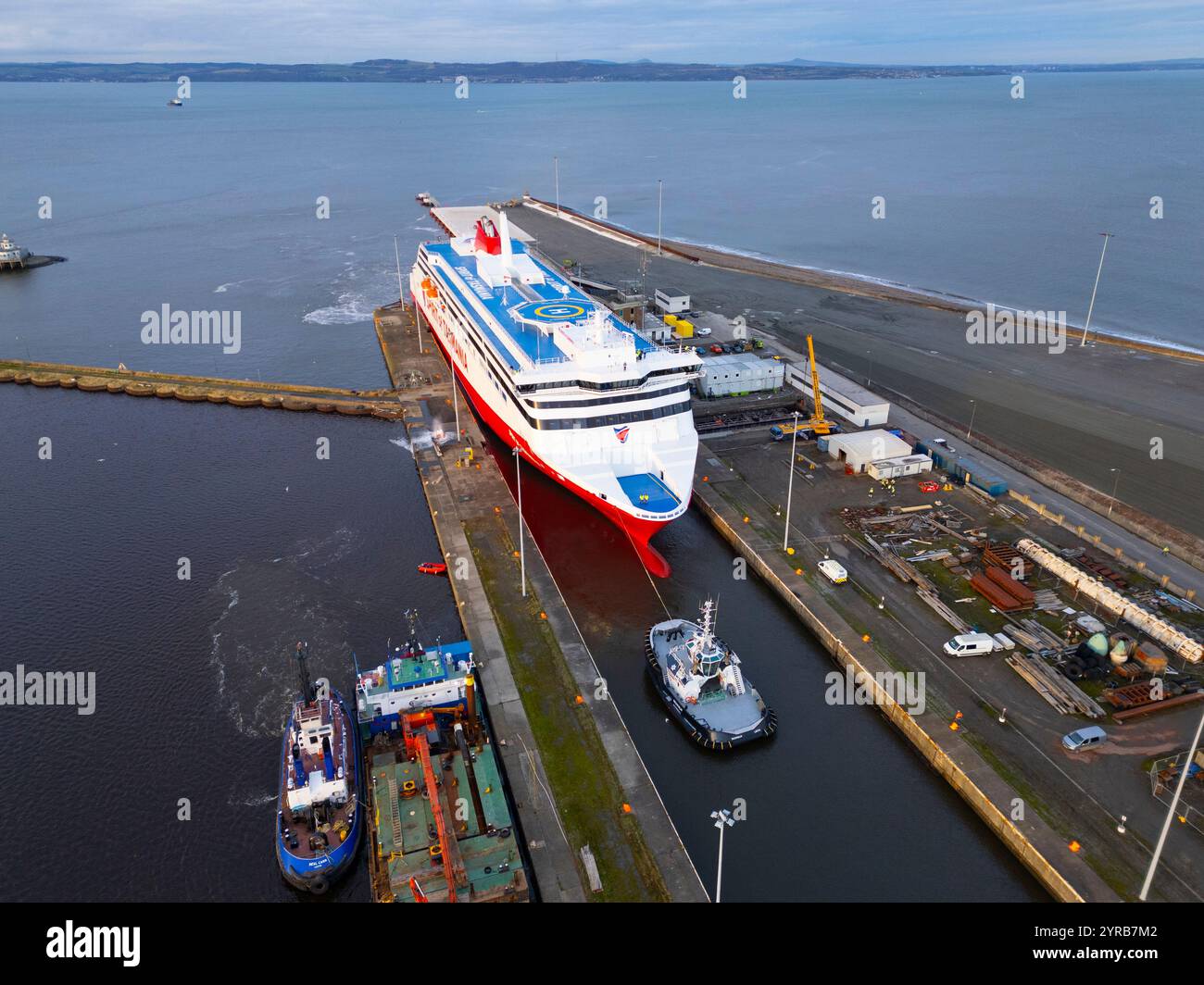 Leith, Edinburgh, Scotland, UK. 3rd December, 2024. The newly built ...