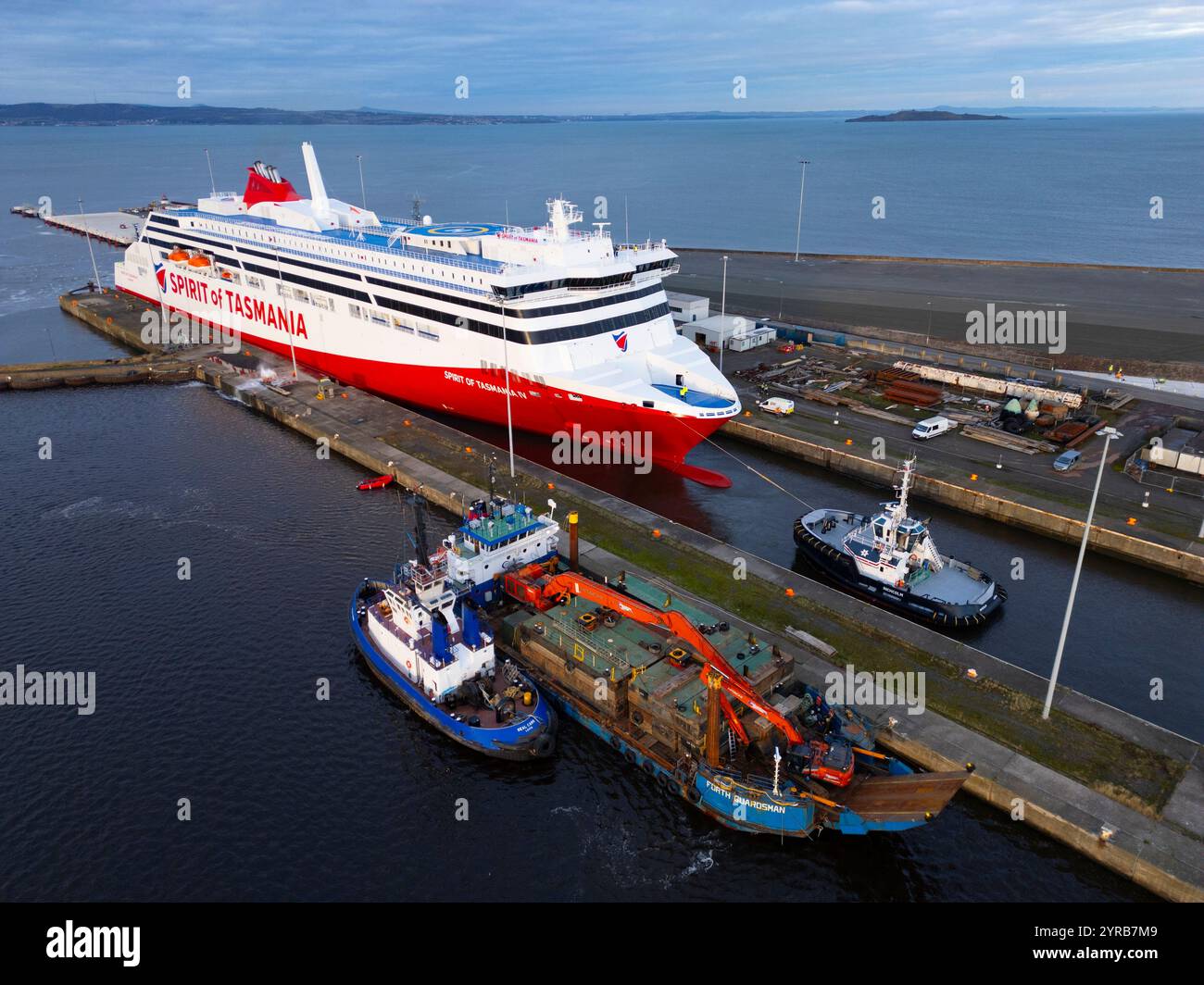 Leith, Edinburgh, Scotland, UK. 3rd December, 2024. The newly built ...