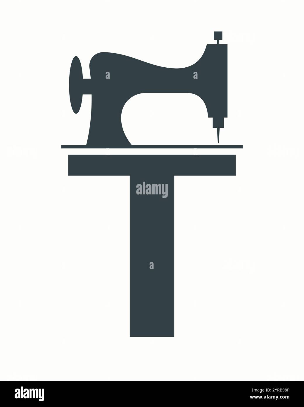 Tailor logo design hi-res stock photography and images - Alamy