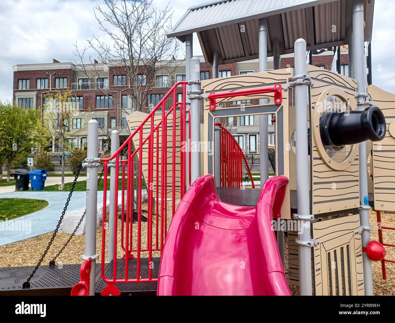 Toronto, Ontario, Canada - July 2, 2024: View at Children playground in ...