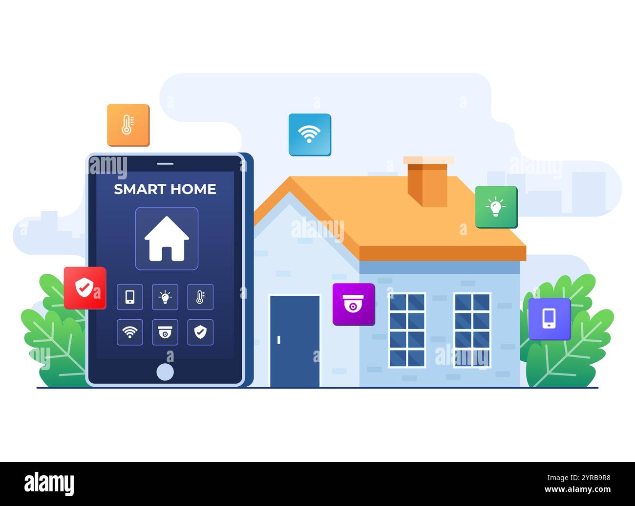 Remote control background Stock Vector Images - Alamy