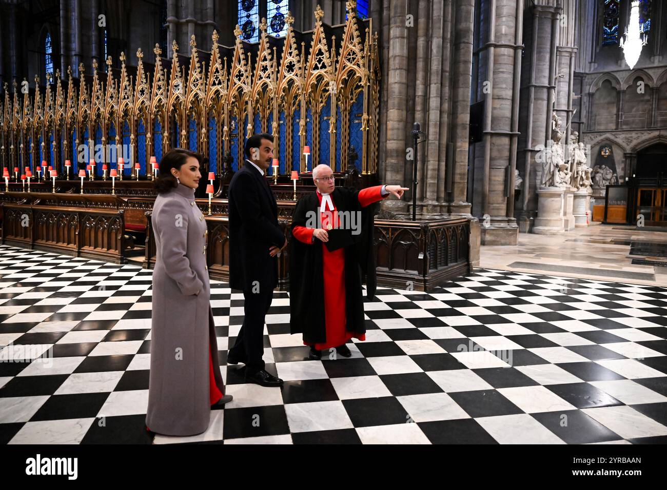 The Emir of Qatar Sheikh Tamim bin Hamad Al Thani and his wife Sheikha ...