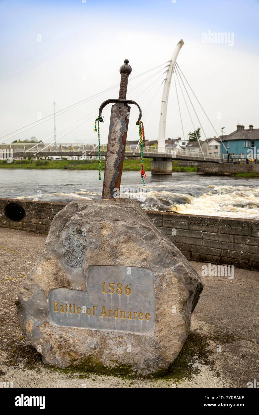 Ireland, County Mayo, Ballina, Ridge Pool, 1586 Battle of Ardnaree ...