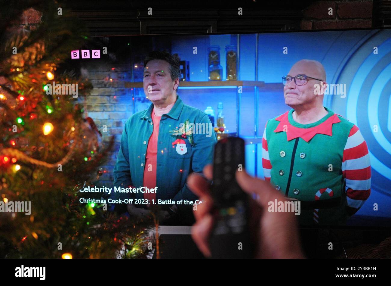 The Celebrity MasterChef Christmas Cook-Off 2023 episode featuring John ...