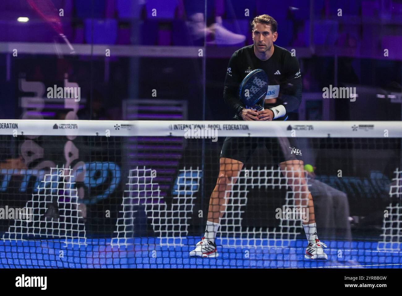 Alejandro Ruiz (ESP) seen in action during Milano Premiere Padel P1 ...