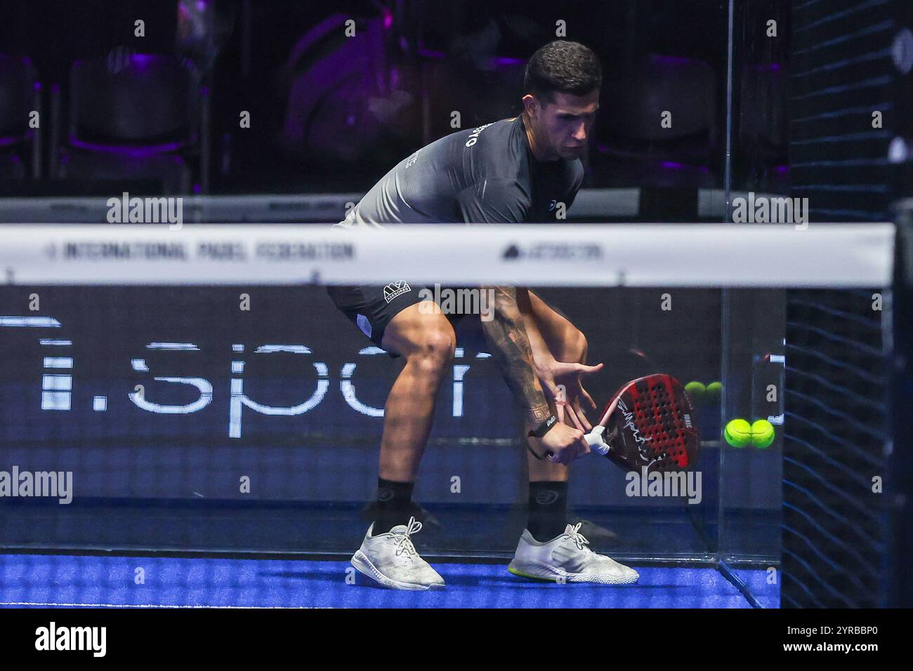 Alejandro Arroyo (ESP) seen in action during Milano Premiere Padel P1 ...