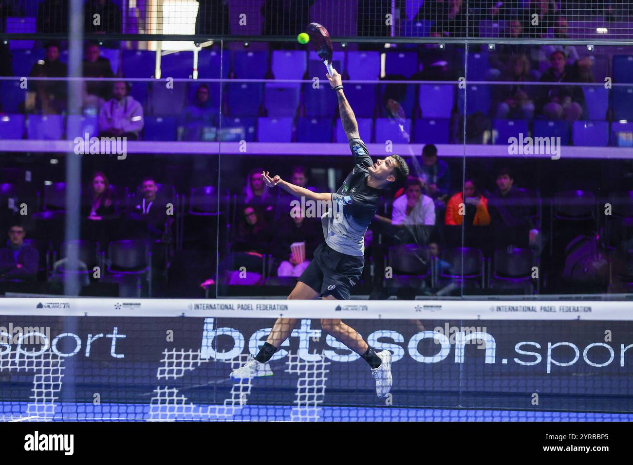 Alejandro Arroyo (ESP) seen in action during Milano Premiere Padel P1 ...