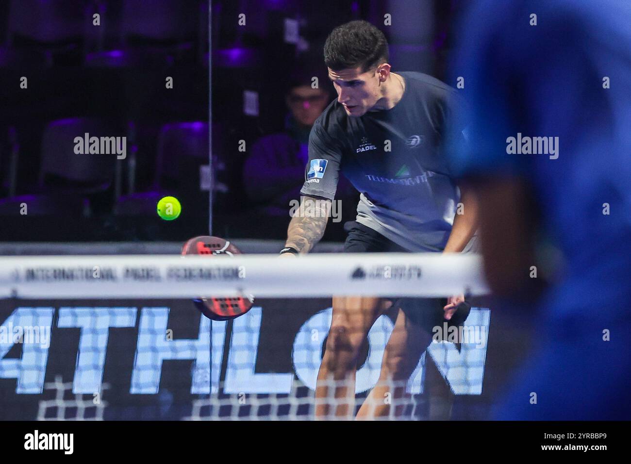 Alejandro Arroyo (ESP) seen in action during Milano Premiere Padel P1 ...