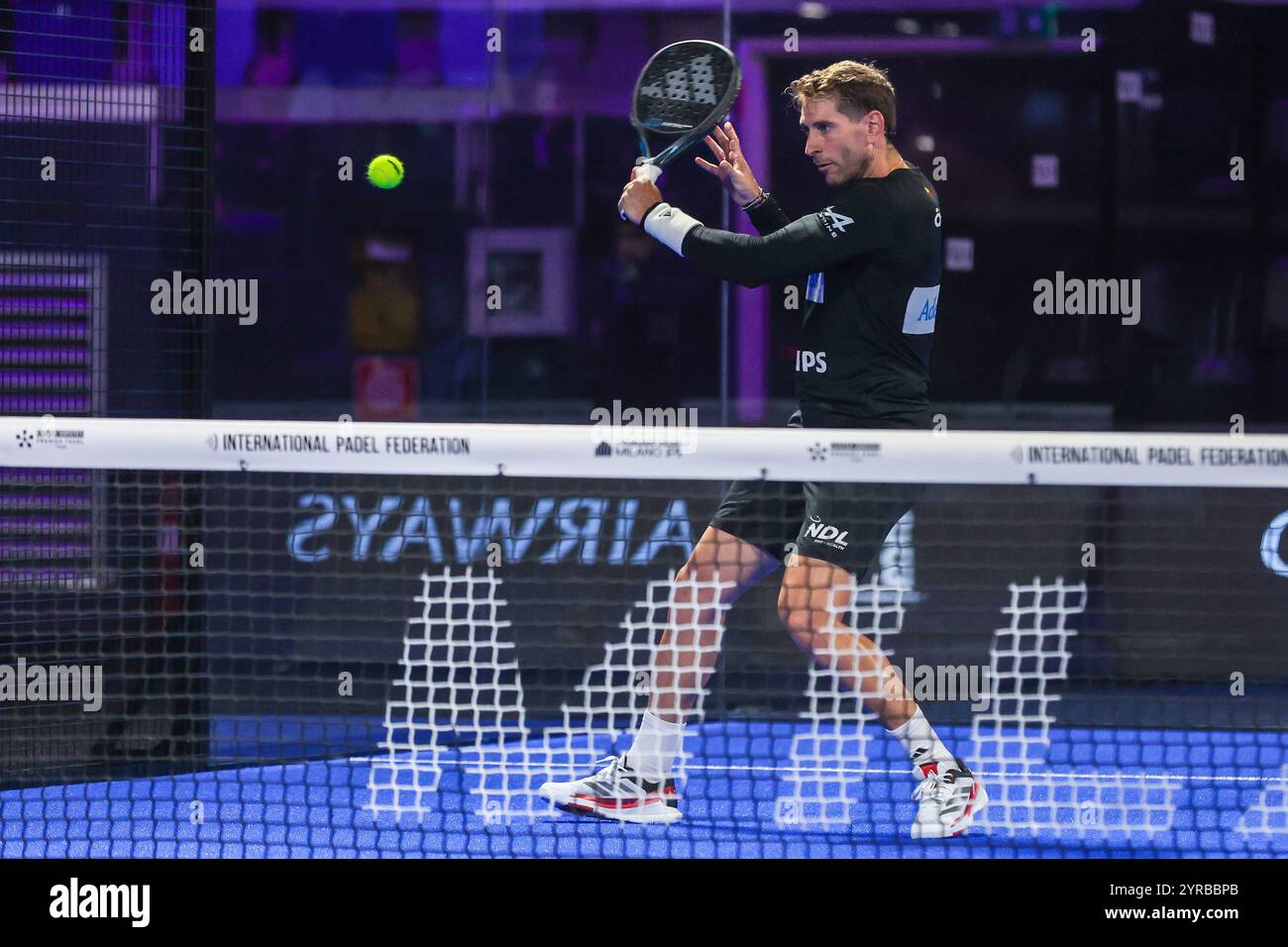 Alejandro Ruiz (ESP) seen in action during Milano Premiere Padel P1 ...