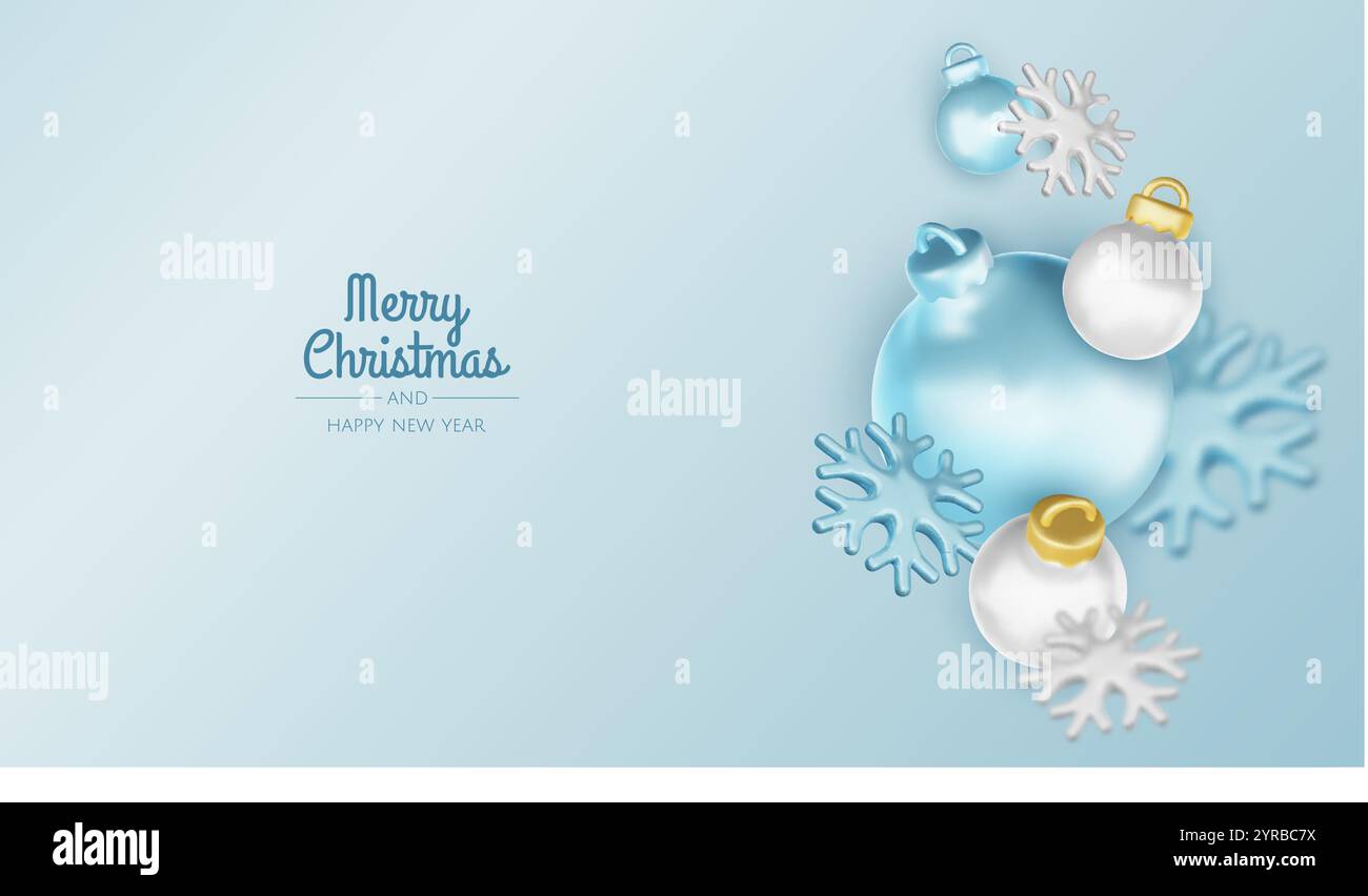 Christmas winter festive composition. Colorful Xmas background ...