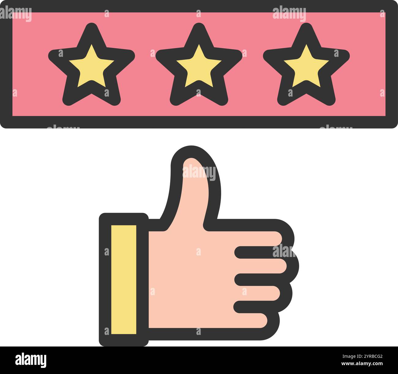 Good Review icon vector image. Suitable for mobile application web ...
