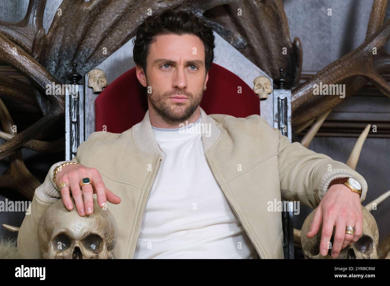 Aaron Taylor-Johnson presents in Madrid the movie 'Kraven the hunter ...