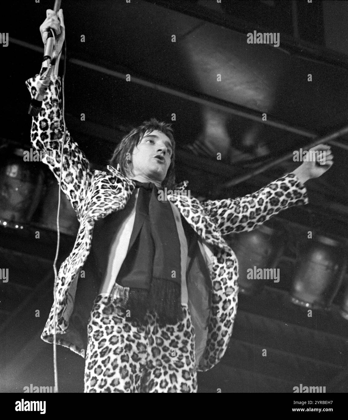 Stewart Rod when with the FACES during Rock At The Oval in London, 18th ...