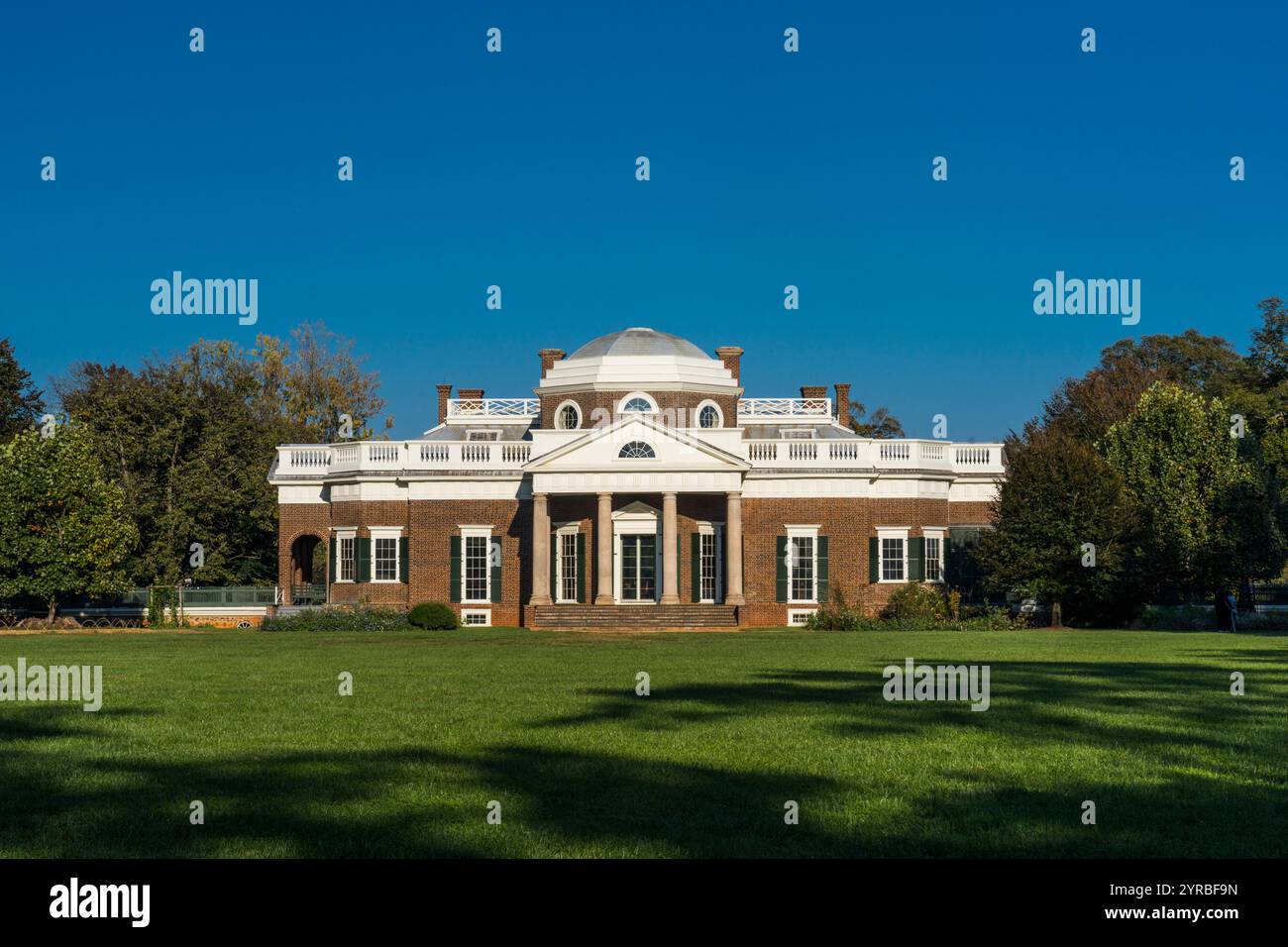 OCTOBER 2021, CHARLOTTESVILLE, VA., USA - Sunny view of Thomas ...