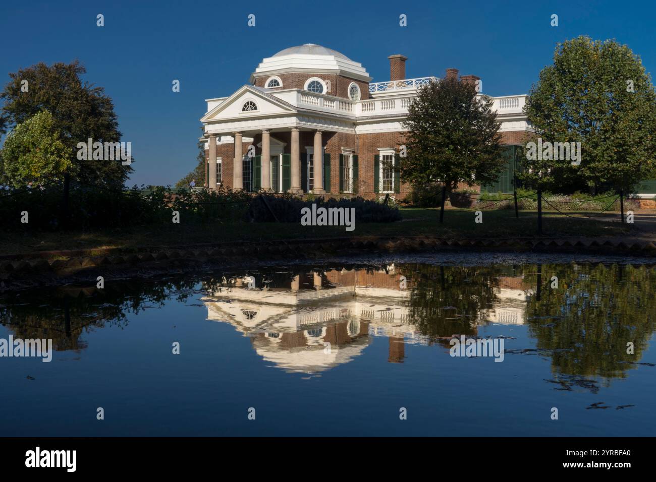 OCTOBER 2021, CHARLOTTESVILLE, VA., USA - Sunny view of Thomas ...