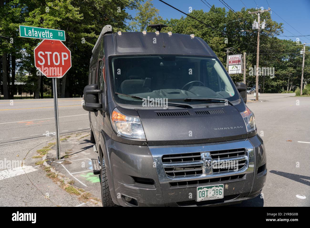 SEPTEMBER 2021, USA - Roadside honoring Marquee Lafayette of France ...