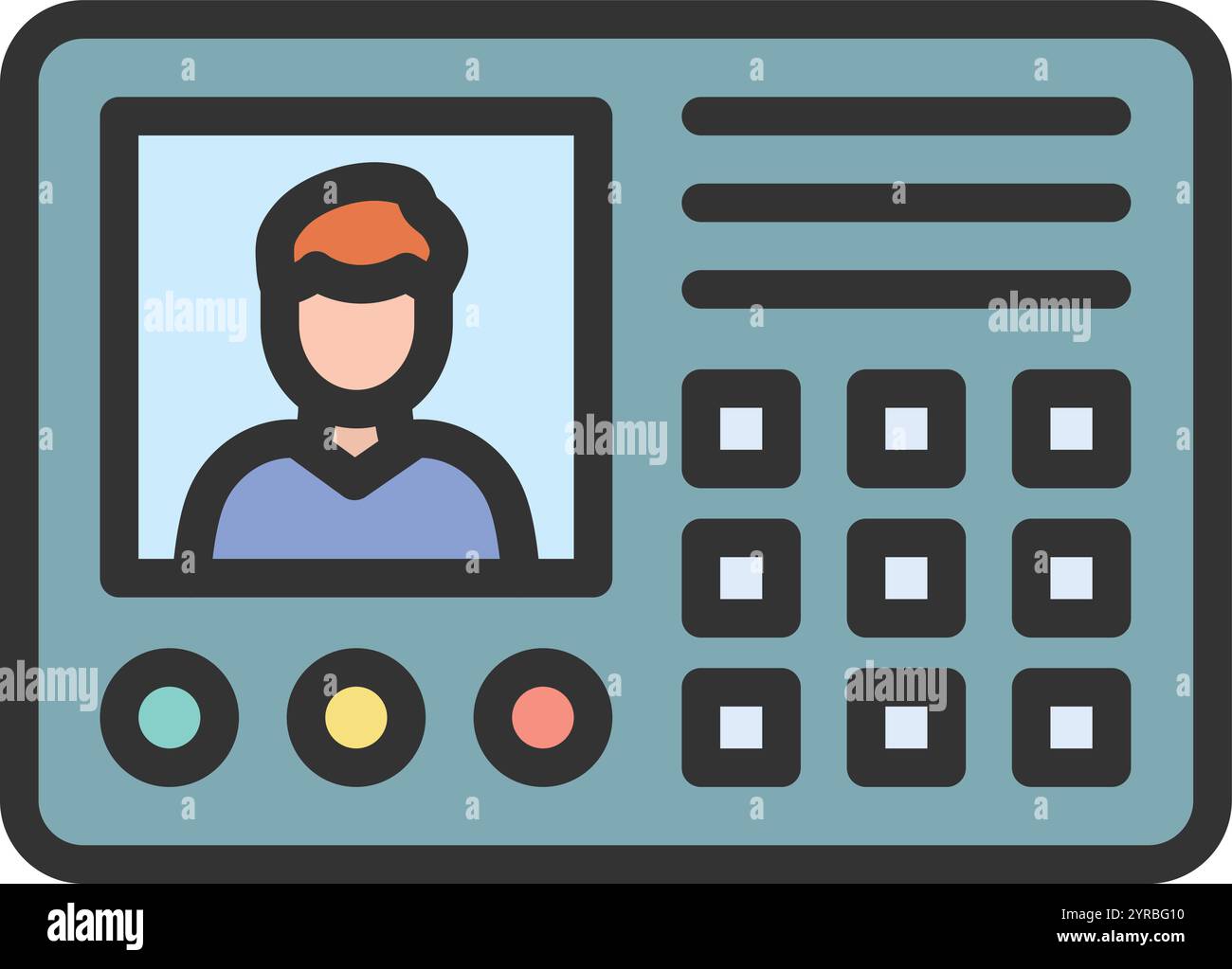 Intercom icon vector image. Suitable for mobile application web ...