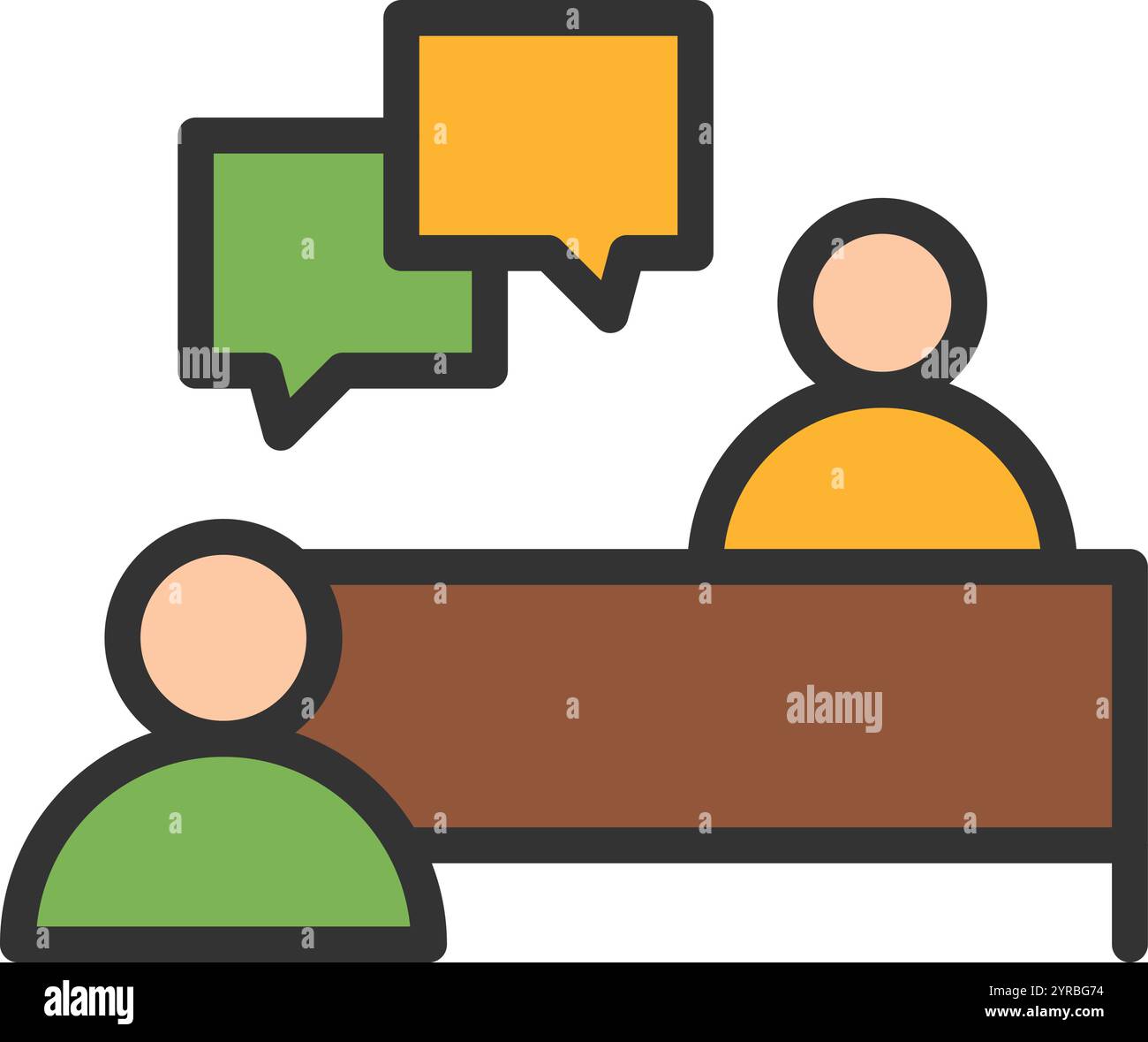 Interview icon vector image. Suitable for mobile application web application and print media ...