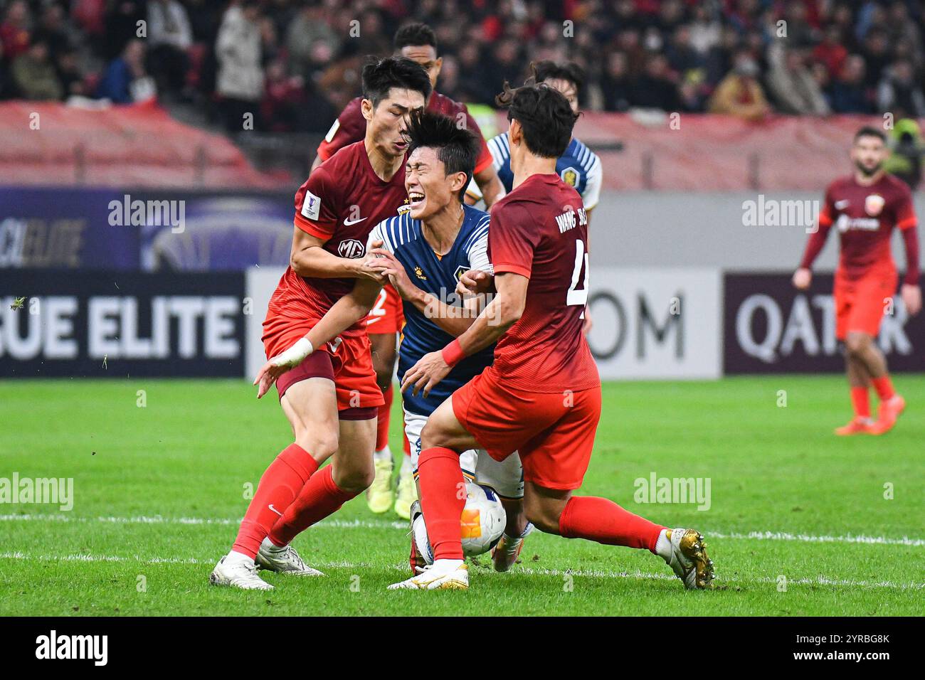 Shanghai, China. 3 December, 2024. Yool Heo #18 of Gwangju FC during ...