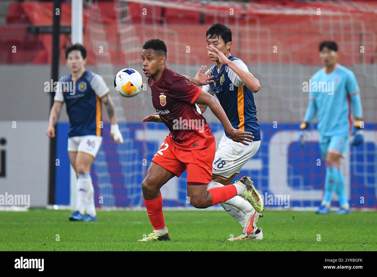 Shanghai, China. 3 December, 2024. Matheus Jussa #22 of Shanghai Port ...