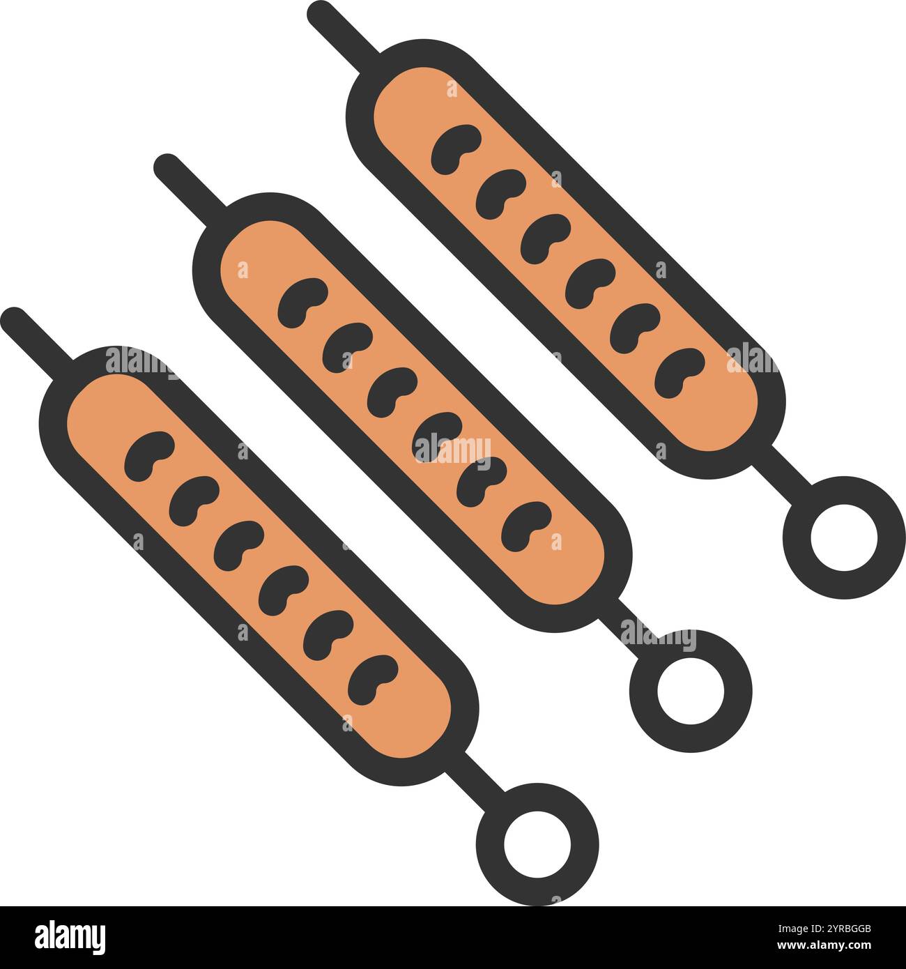 Meatballs bbq Stock Vector Images - Alamy